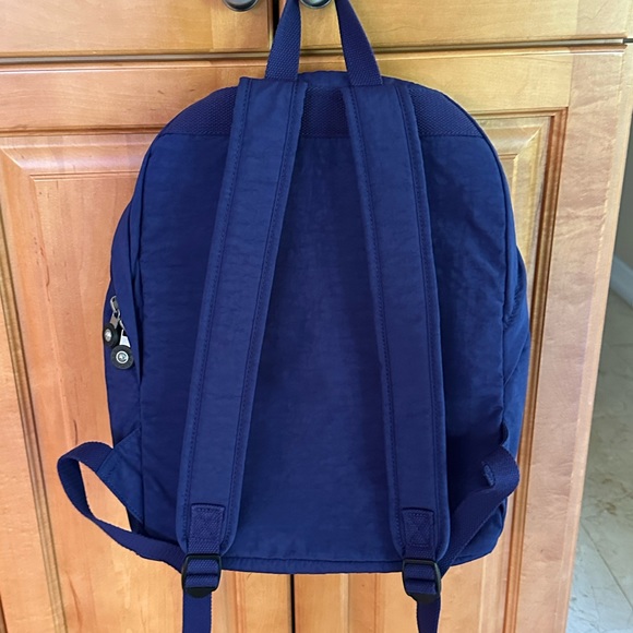 Kipling | Bags | Kipling Cobalt Blue Backpack One Main Compartment Used ...